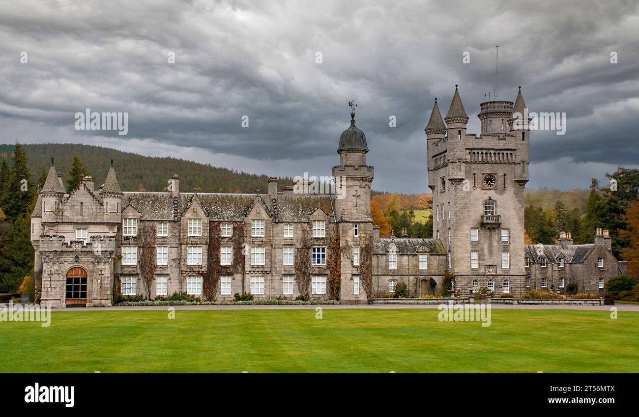 Balmoral Estates Crathie Scotland Balmoral Castle seen from the ...