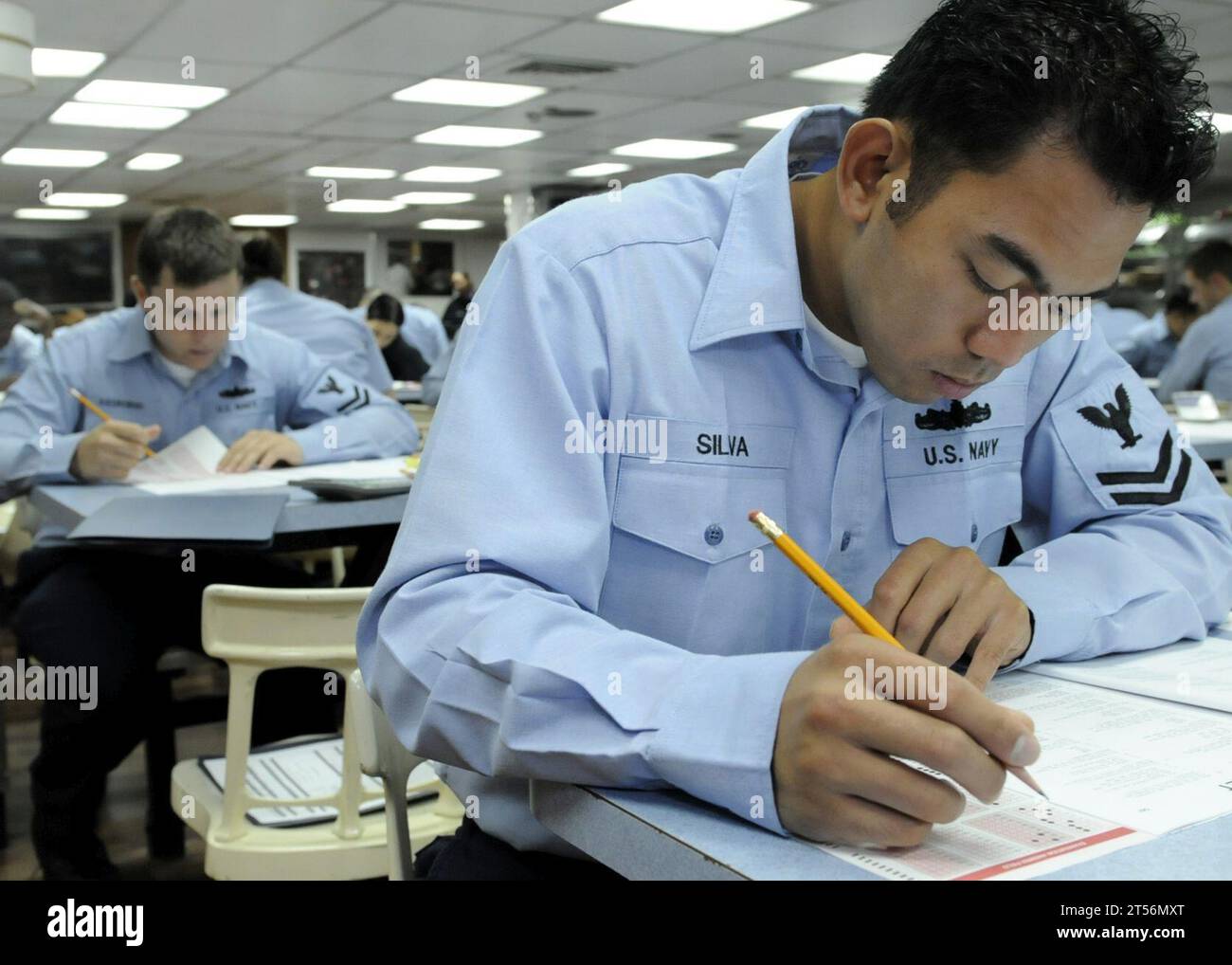 US Navy people at work Stock Photo - Alamy