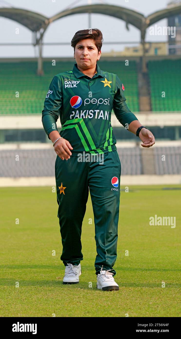 Pakistan women cricket team Nida Dar during the One Day International ...