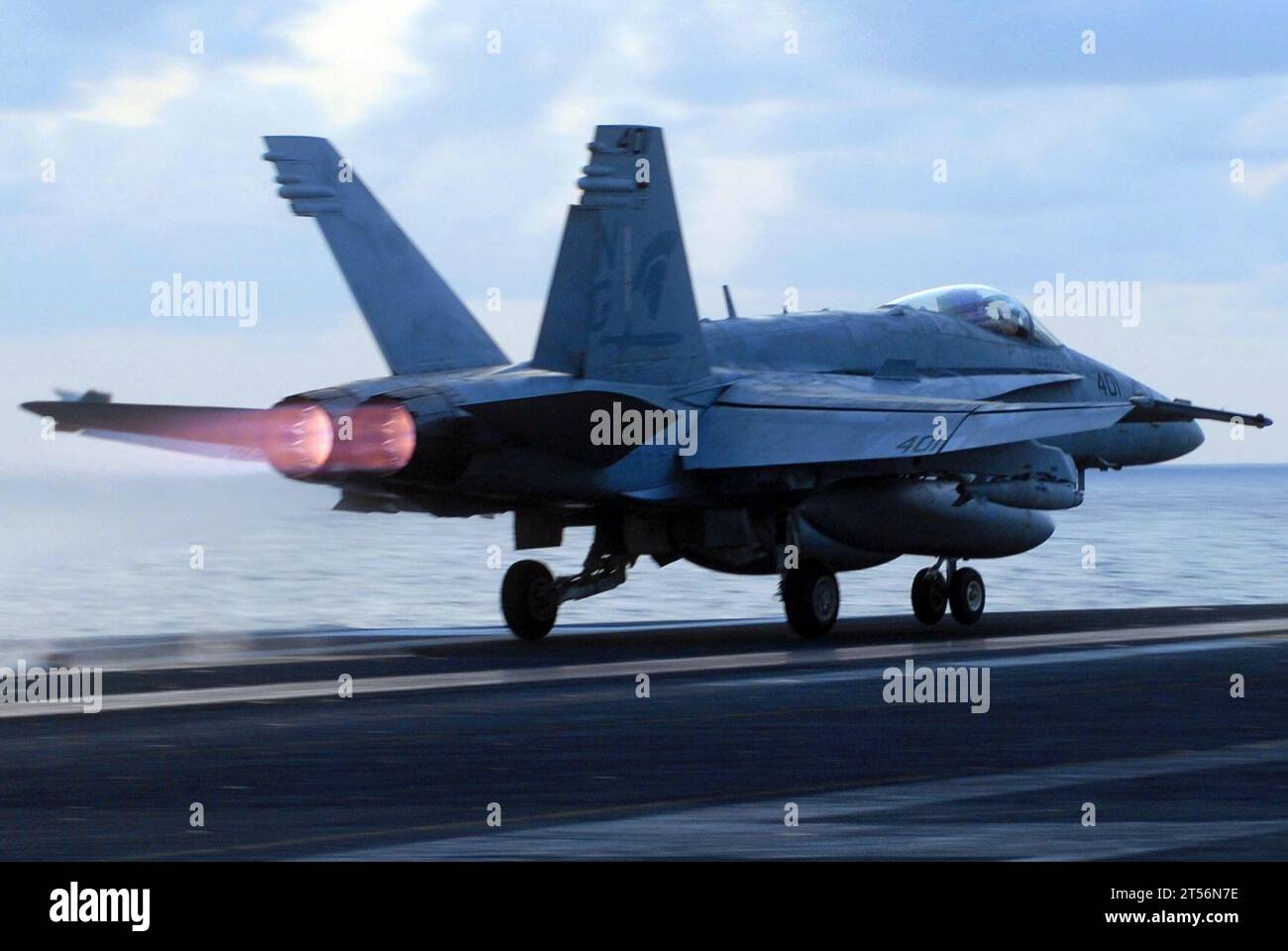 An F/A-18C Hornet from the "Argonauts" of Strike Fighter Squadron 147 ...