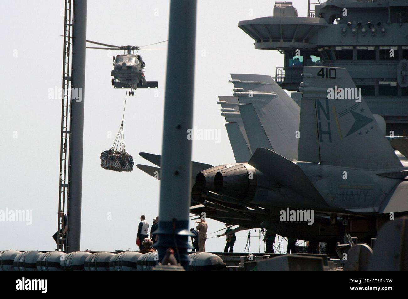 BAY OF BENGAL, Carrier Air Wing (CVW) 11, Combat Stores Ship USNS Niagara Falls (T-AFS 3 ...