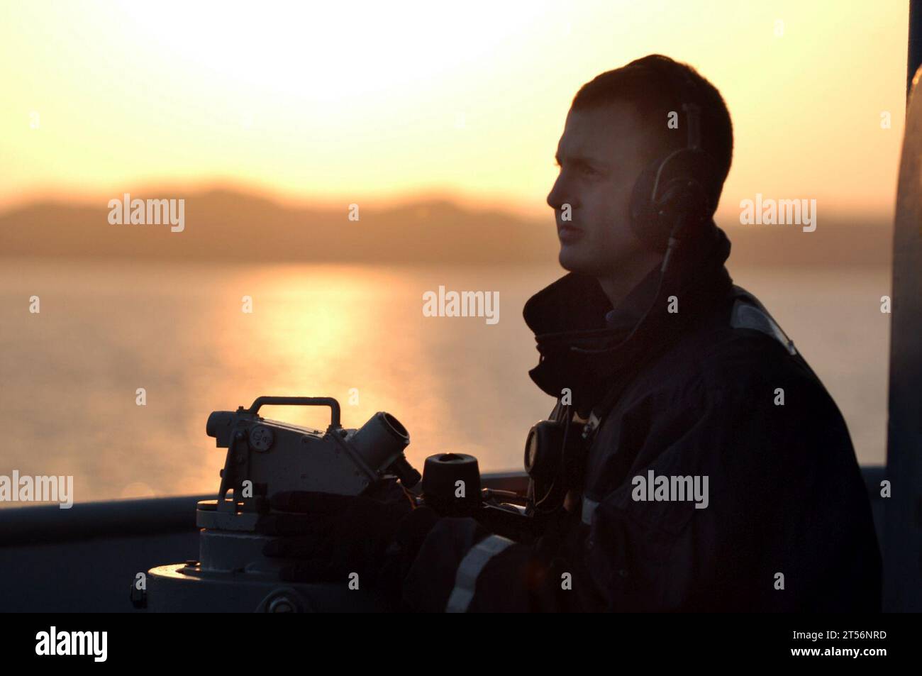 bearing, forward-deployed mine countermeasures ship USS Patriot (MCM 7 ...