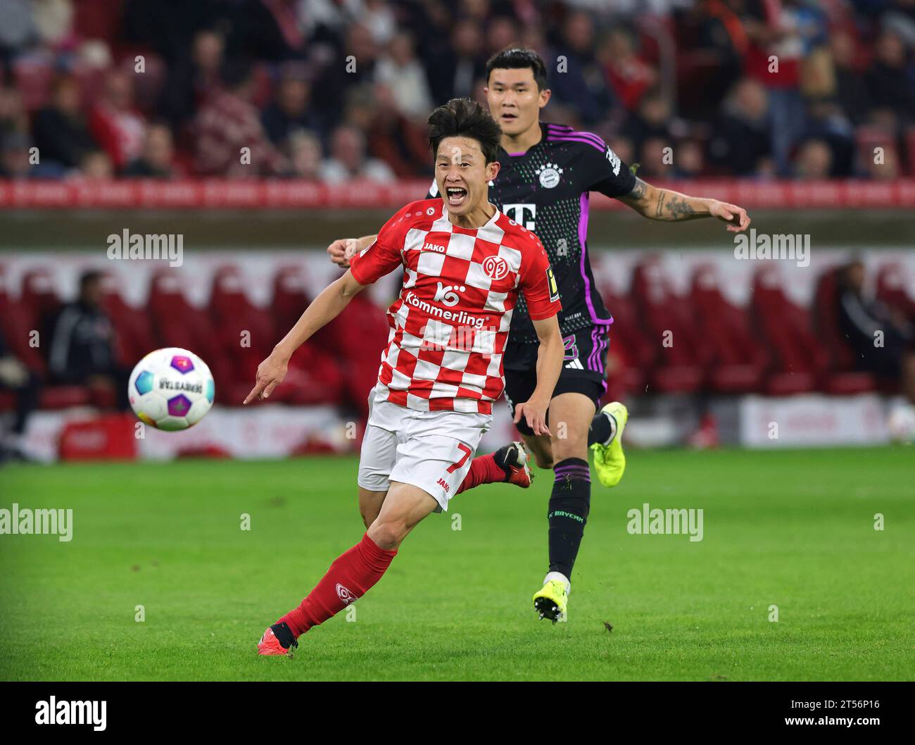 Mainz, Deutschland. 21st Oct, 2023. firo: October 21st, 2023, football ...