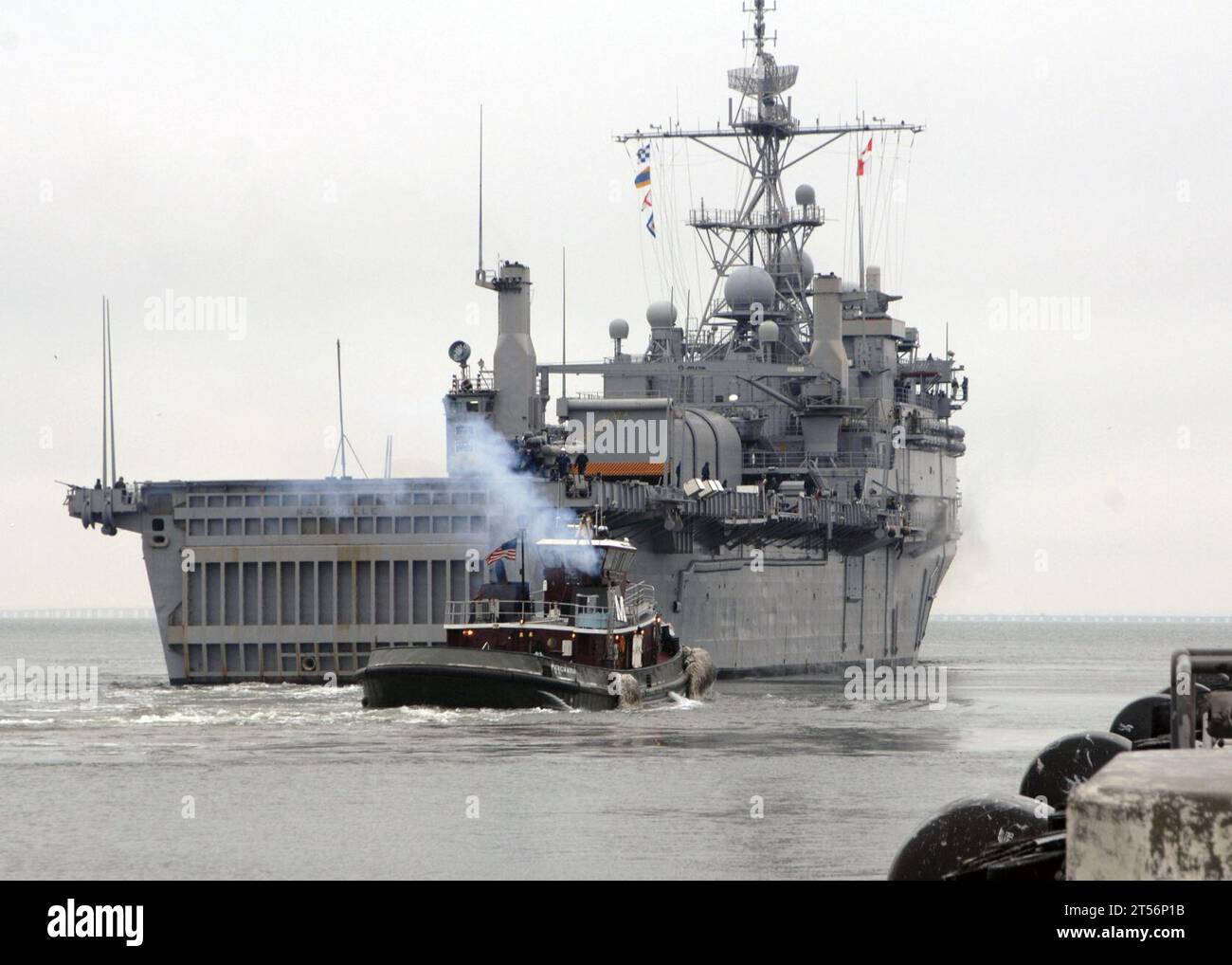 amphibious assault ship USS Nassau (LHA 4), amphibious transport dock ...