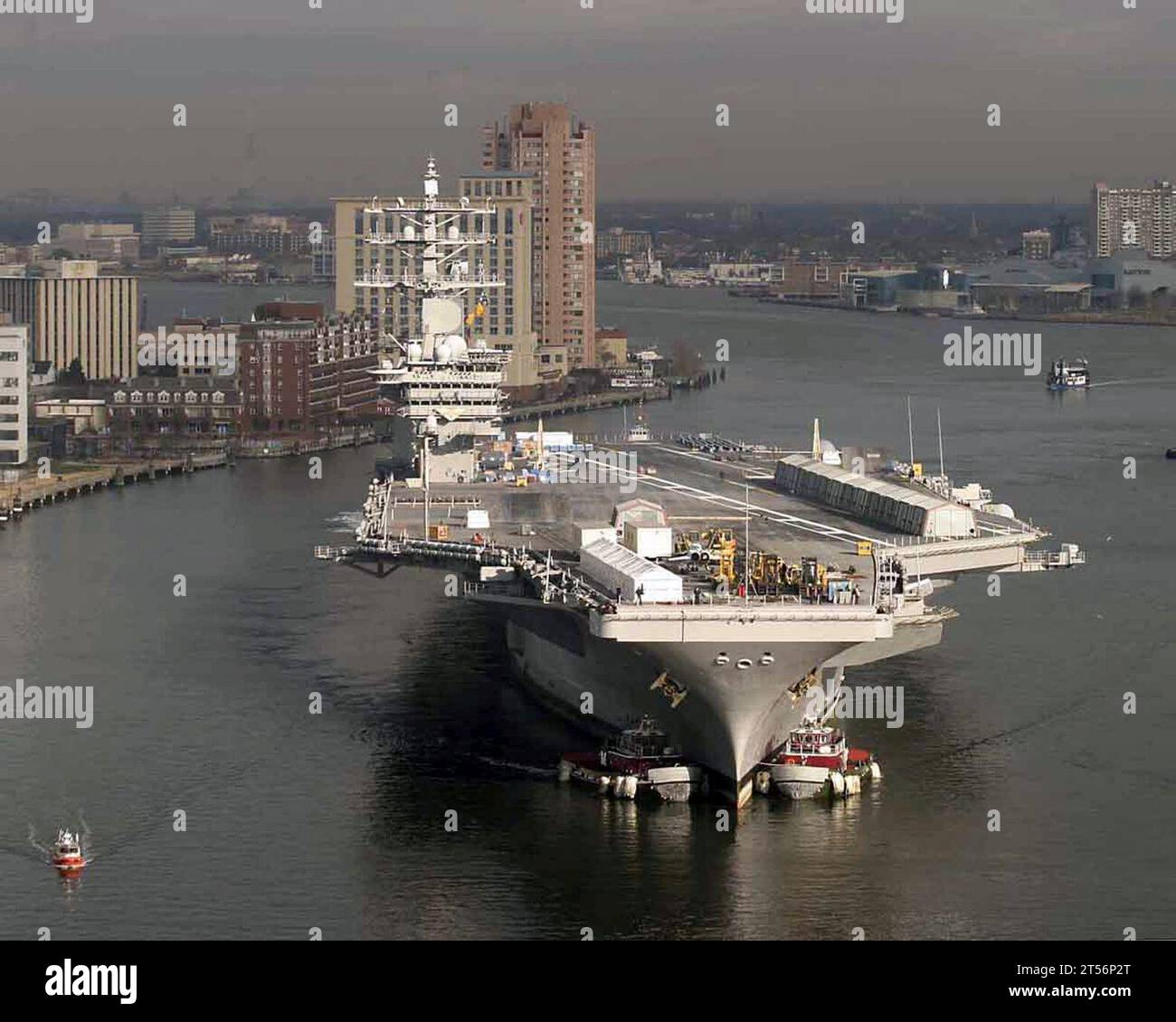 US Navy he Nimitz-class nuclear-powered aircraft carrier USS Dwight D ...