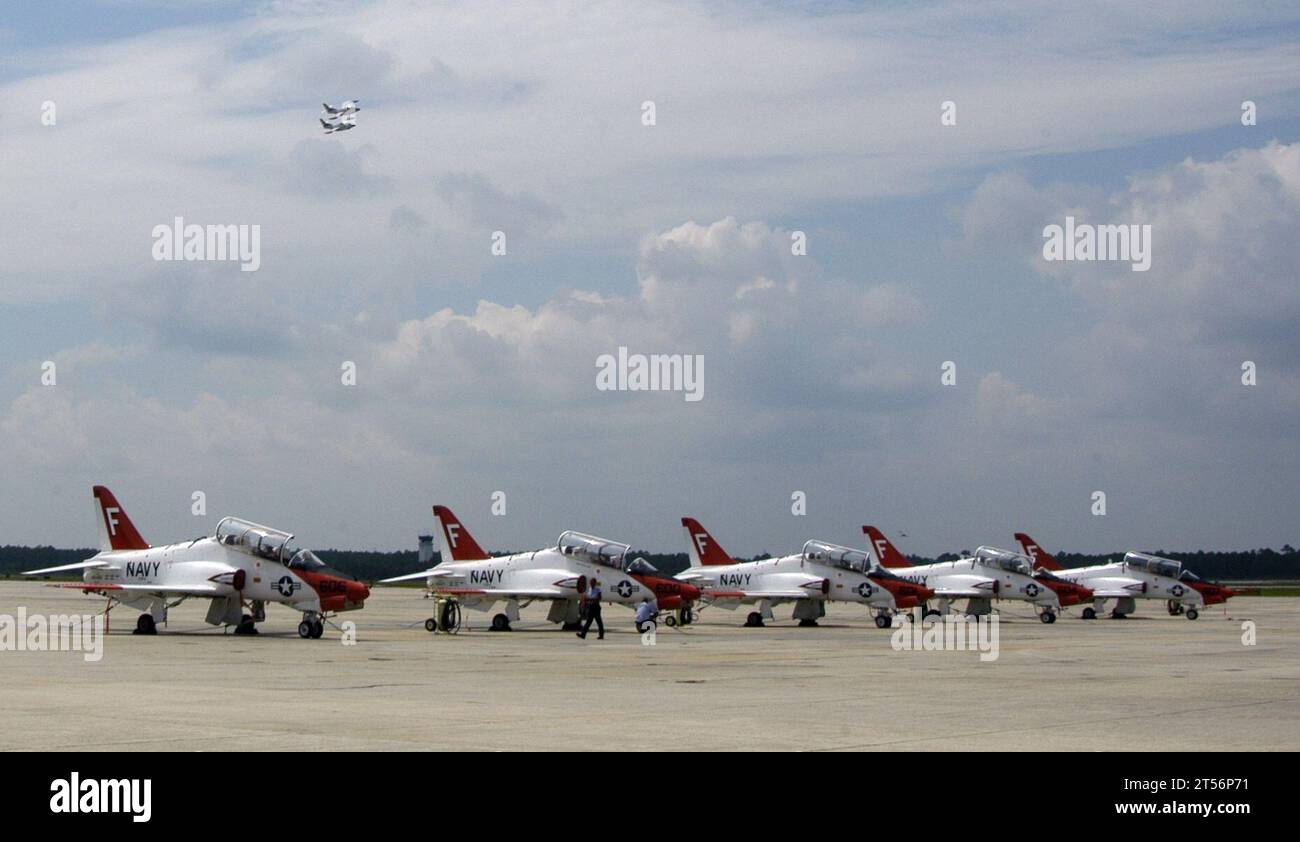 US Navy 0808080856O-001 A flyover at Naval Air Station (NAS) Pensacola ...