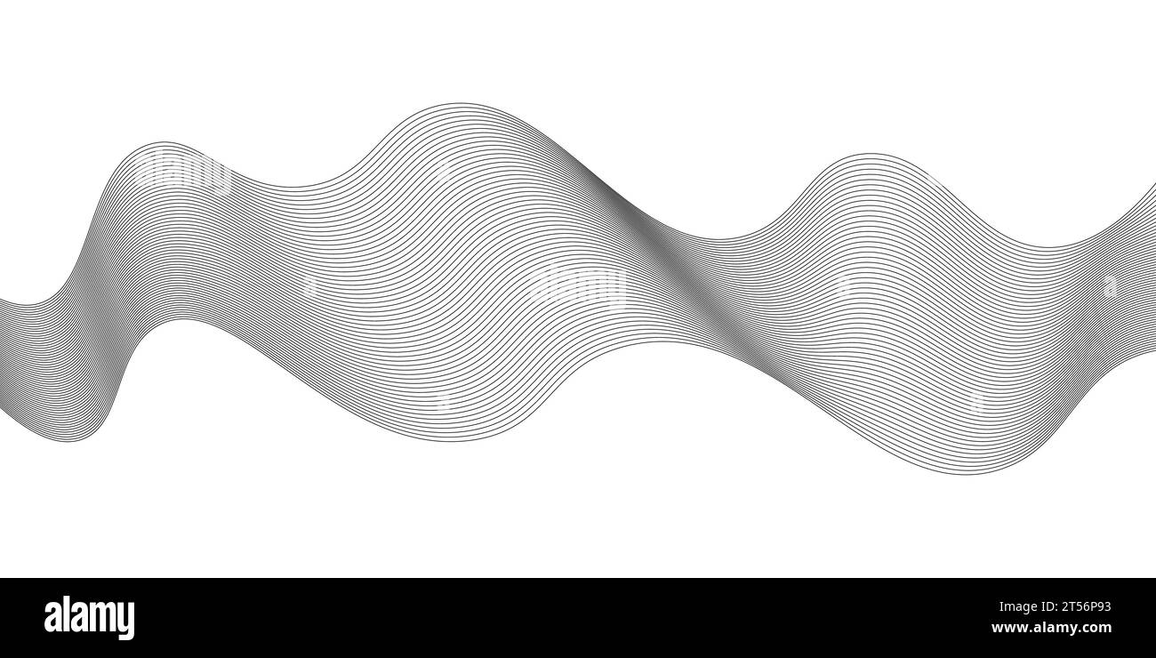 Abstract digital wave of particles. Technology background. Vector ...