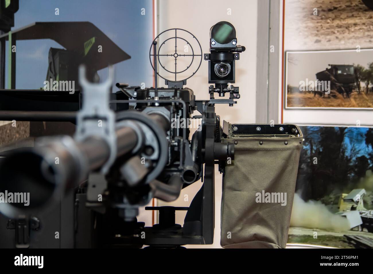 Precision sniper riffle gun, exposed at international fair for military ...