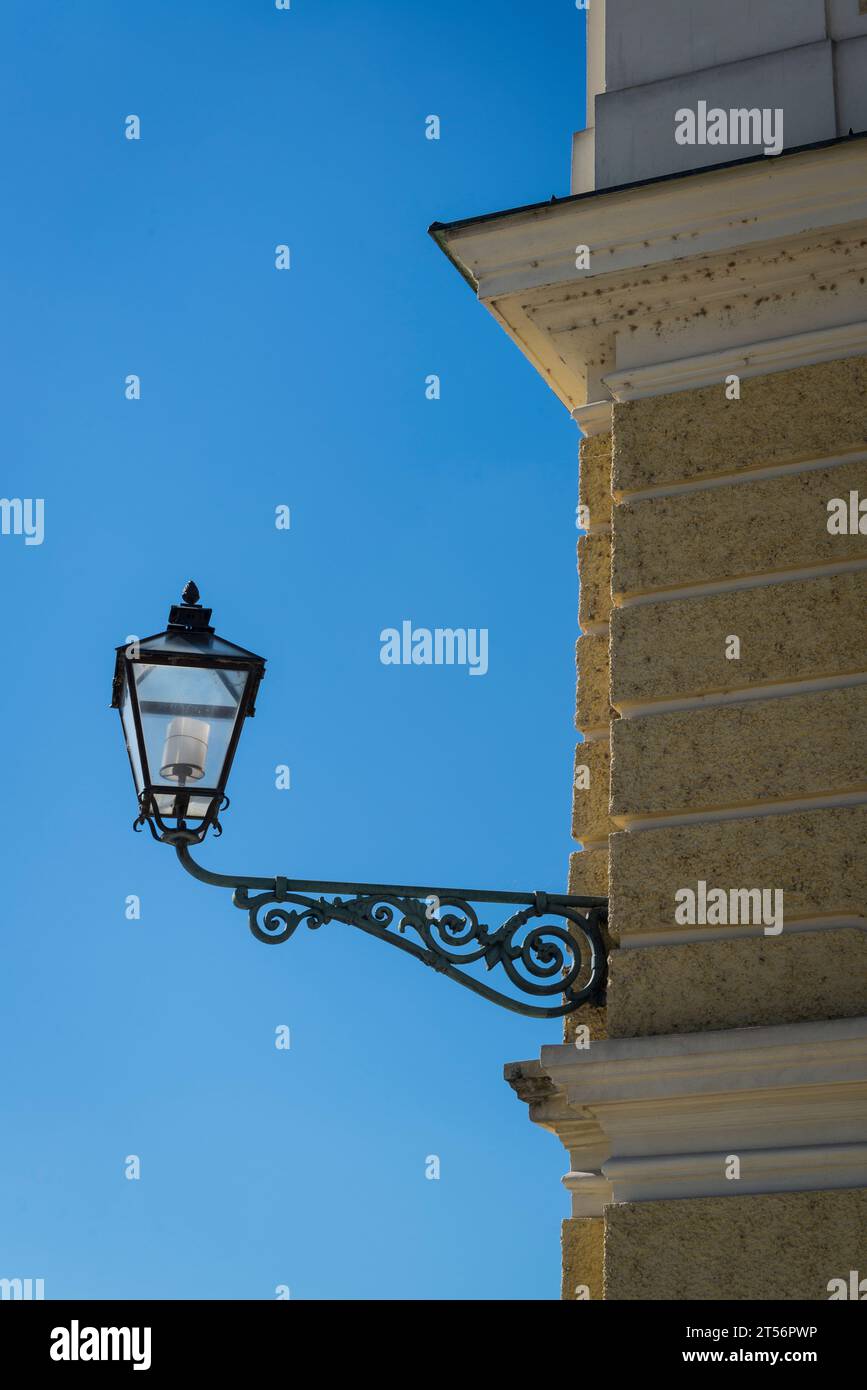 Detail with a lantern, Schönbrunn Palace and Gardens, 18th-century Baroque Palace, Vienna ...
