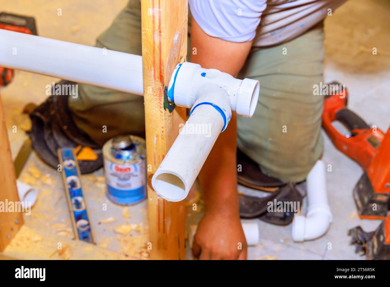 Pvc pipe drain system hi-res stock photography and images - Alamy