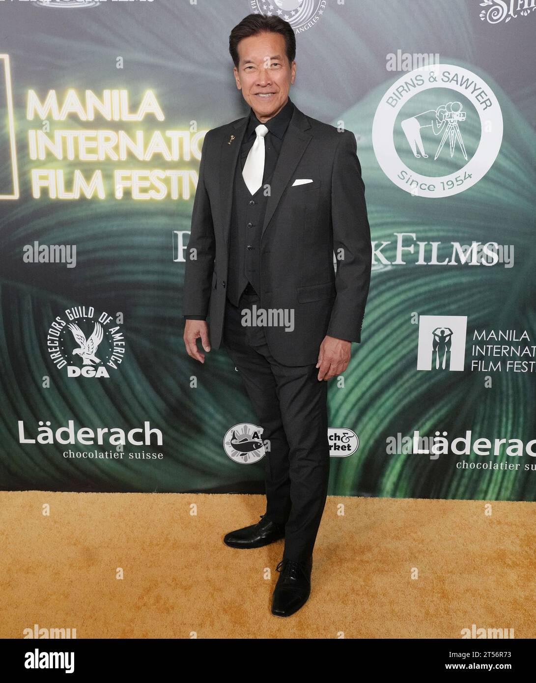 Los Angeles, USA. 02nd Nov, 2023. Peter Kwong arrives at the 2023 Manila International Film ...