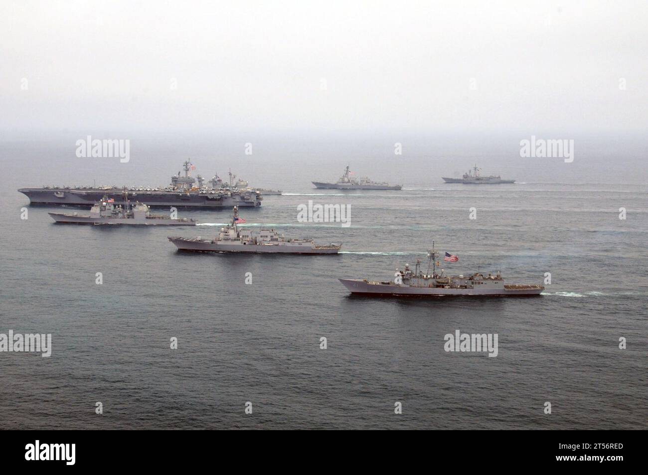aircraft carrier, Carrier Air Wing (CVW) 17, guided-missile cruisers ...