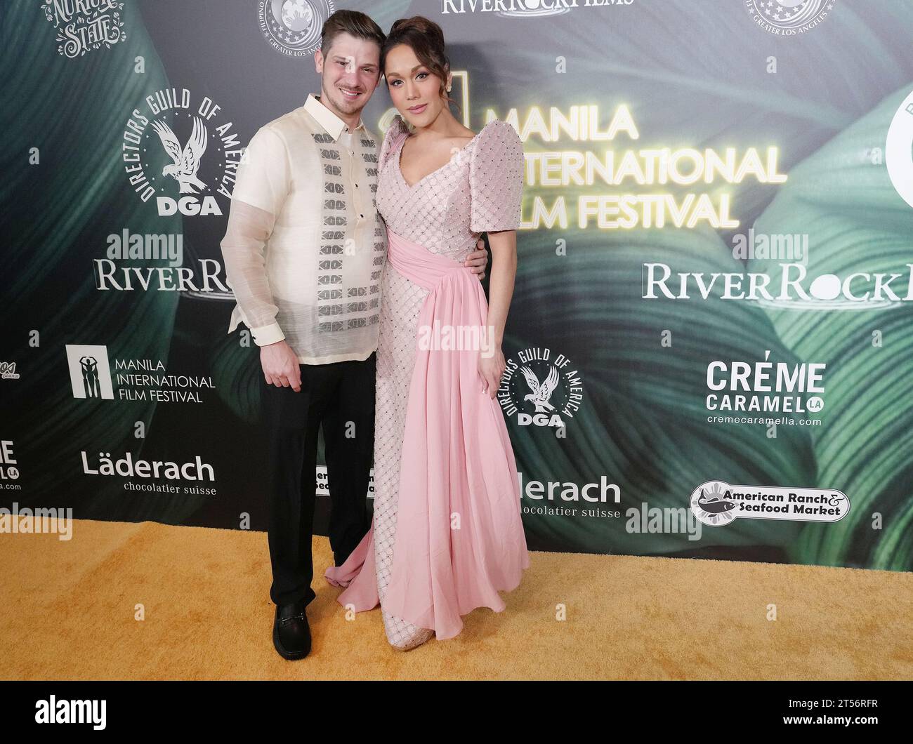 (L-R) Luke Wrightson and KaladKaren at the 2023 Manila International ...