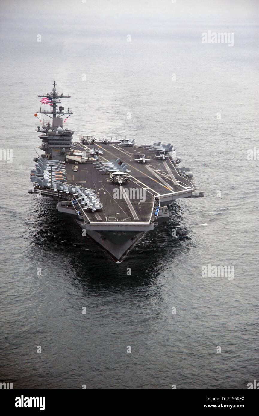 aircraft carrier, Carrier Air Wing (CVW) 17, guided-missile cruisers ...