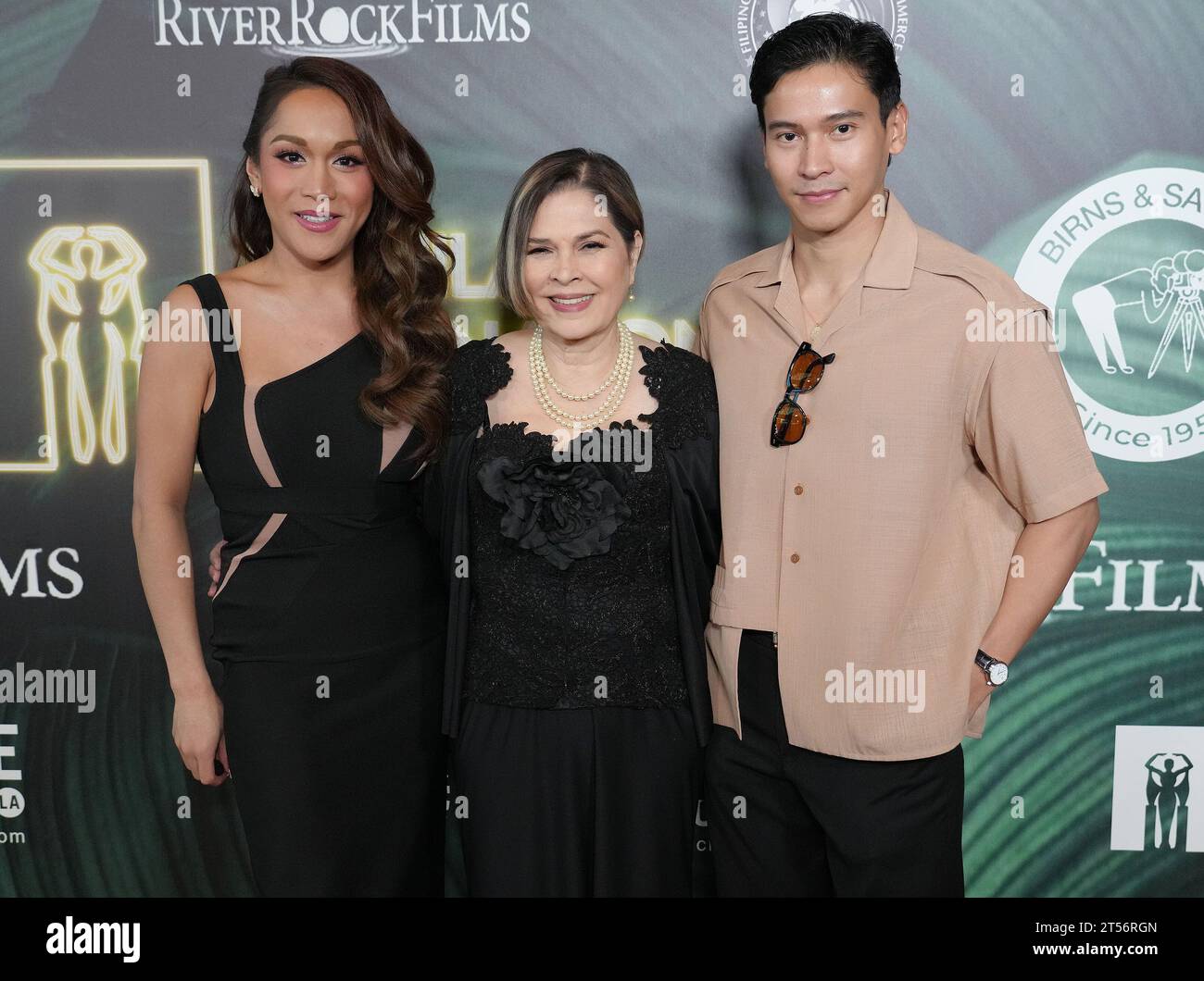 (L-R) KaladKaren, Hilda Koronel and Enchong Dee at the 2023 Manila ...