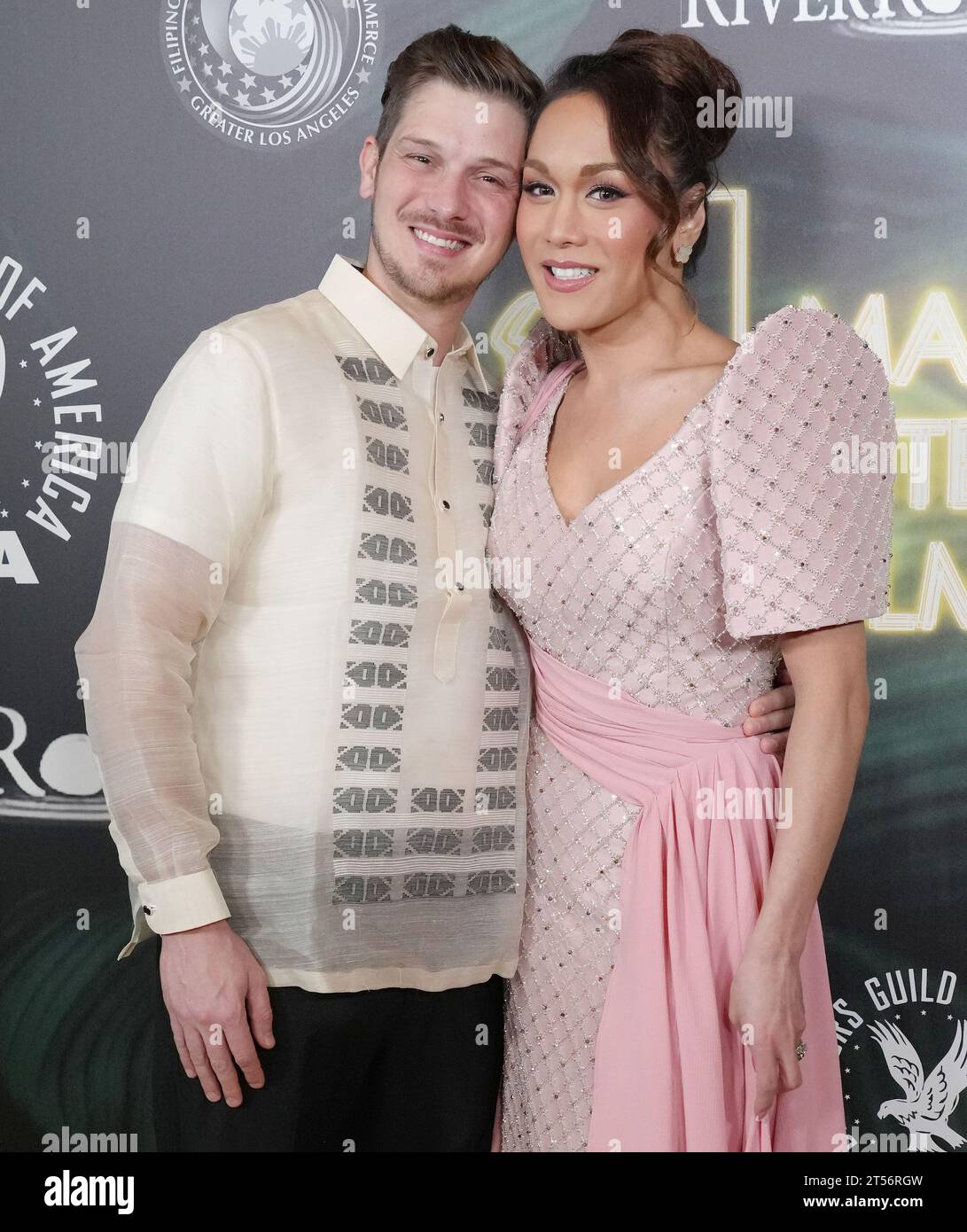 (L-R) Luke Wrightson and KaladKaren at the 2023 Manila International ...