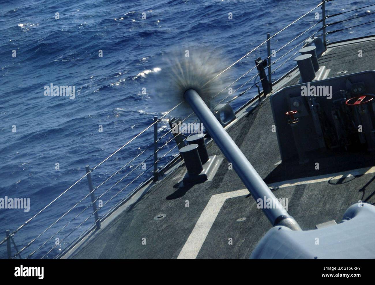 5-inch Mark 45/54-caliber lightweight gun, ex-USNS Saturn, George H.W ...