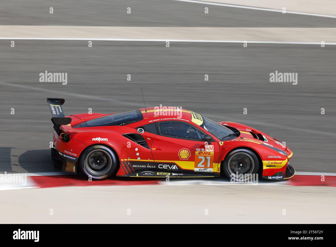 Sakhir, Bahrain. November 3, 2023. 21 DEZOTEUX Franck (fra), MANN Simon ...