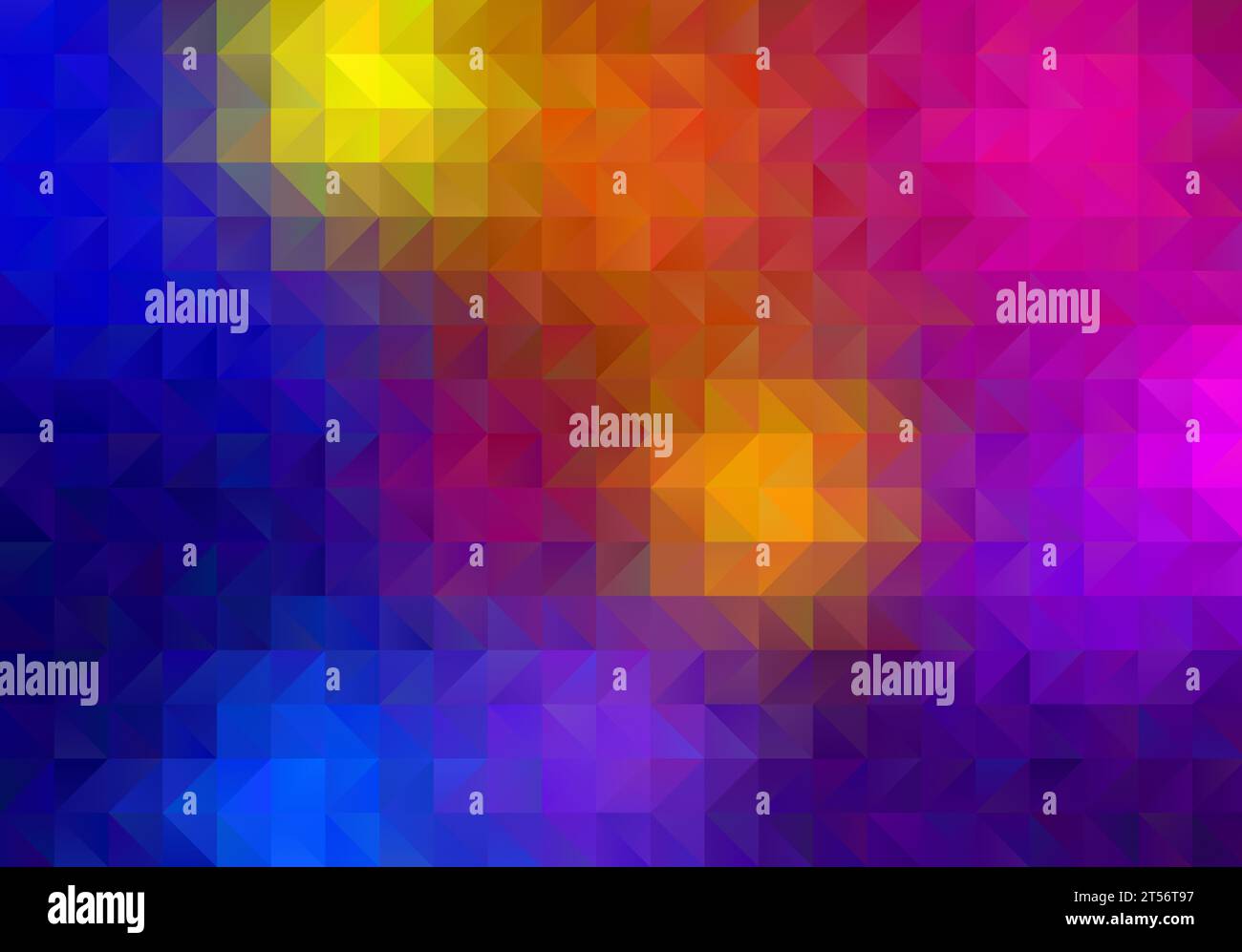 Abstract vibrant & colorful triangular shape background, copy space ...