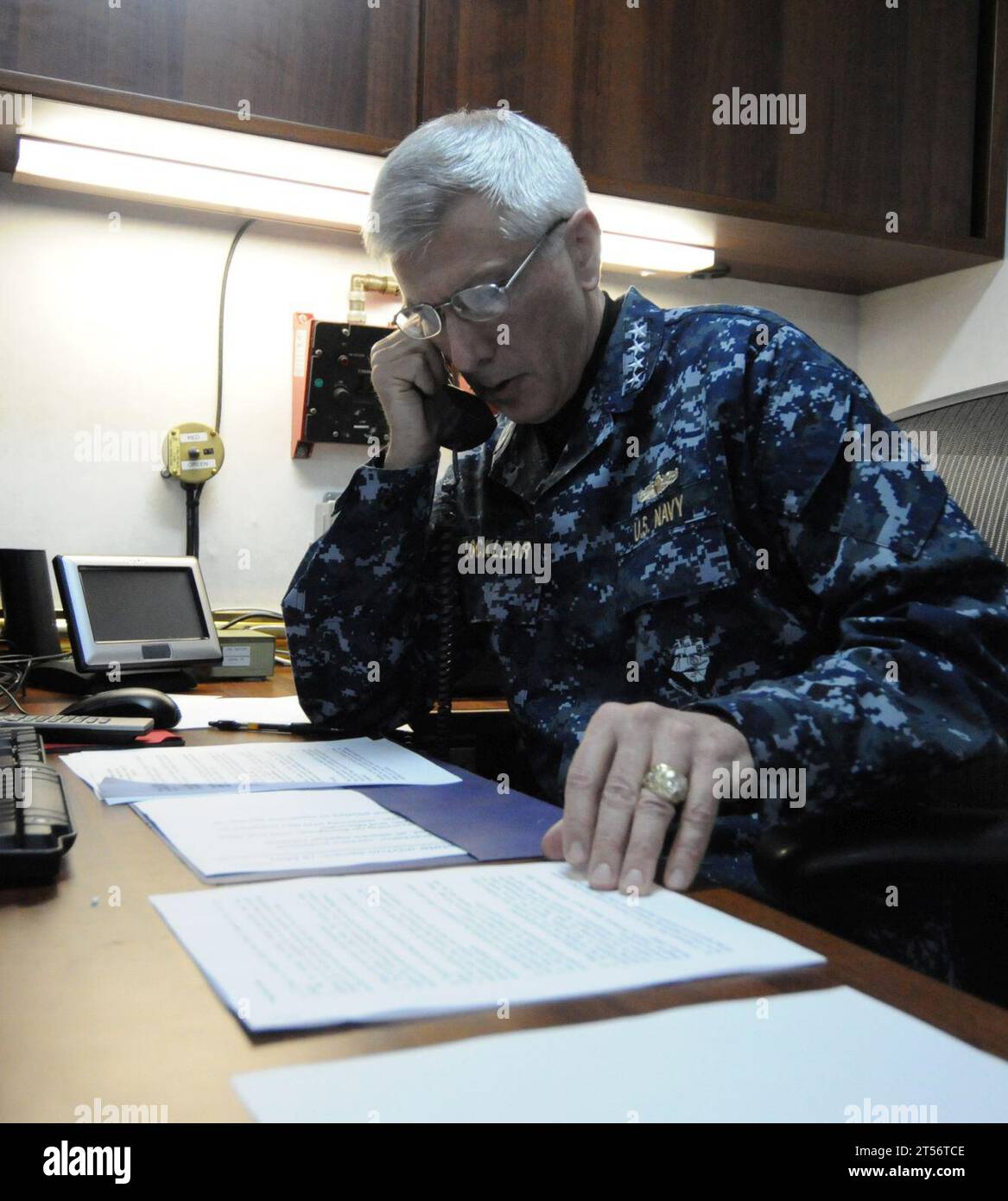 Adm. Samuel J. Locklear III, Africa Command, amphibious command ship ...