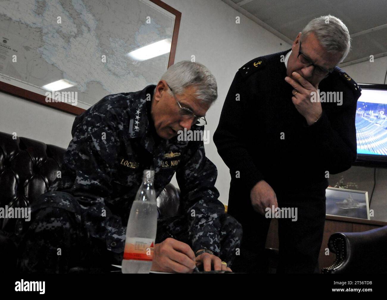 Adm. Samuel J. Locklear III, Africa Command, amphibious command ship ...