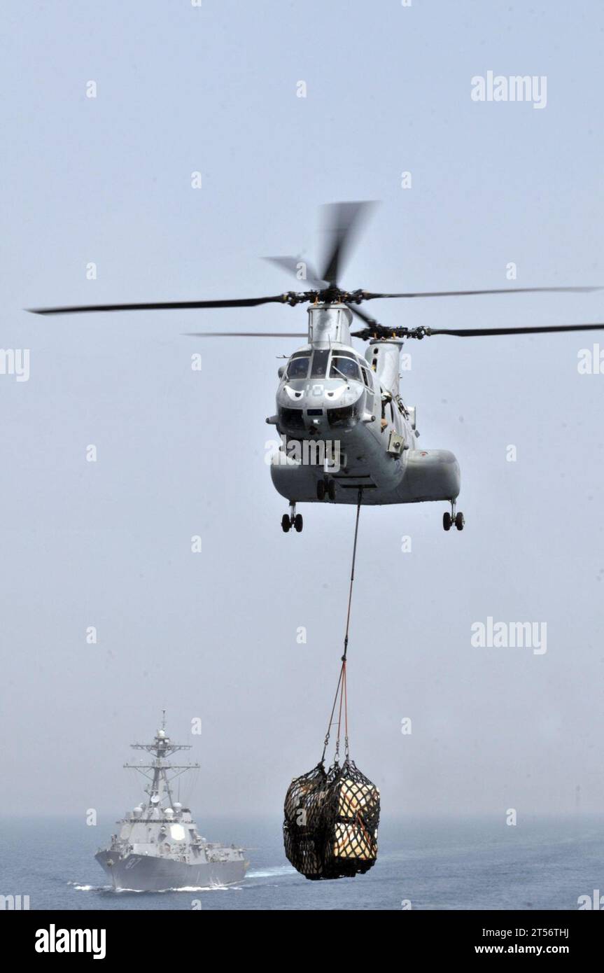 amphibious transport dock ship, CH-46E Sea Knight, evil eyes, fleet ...