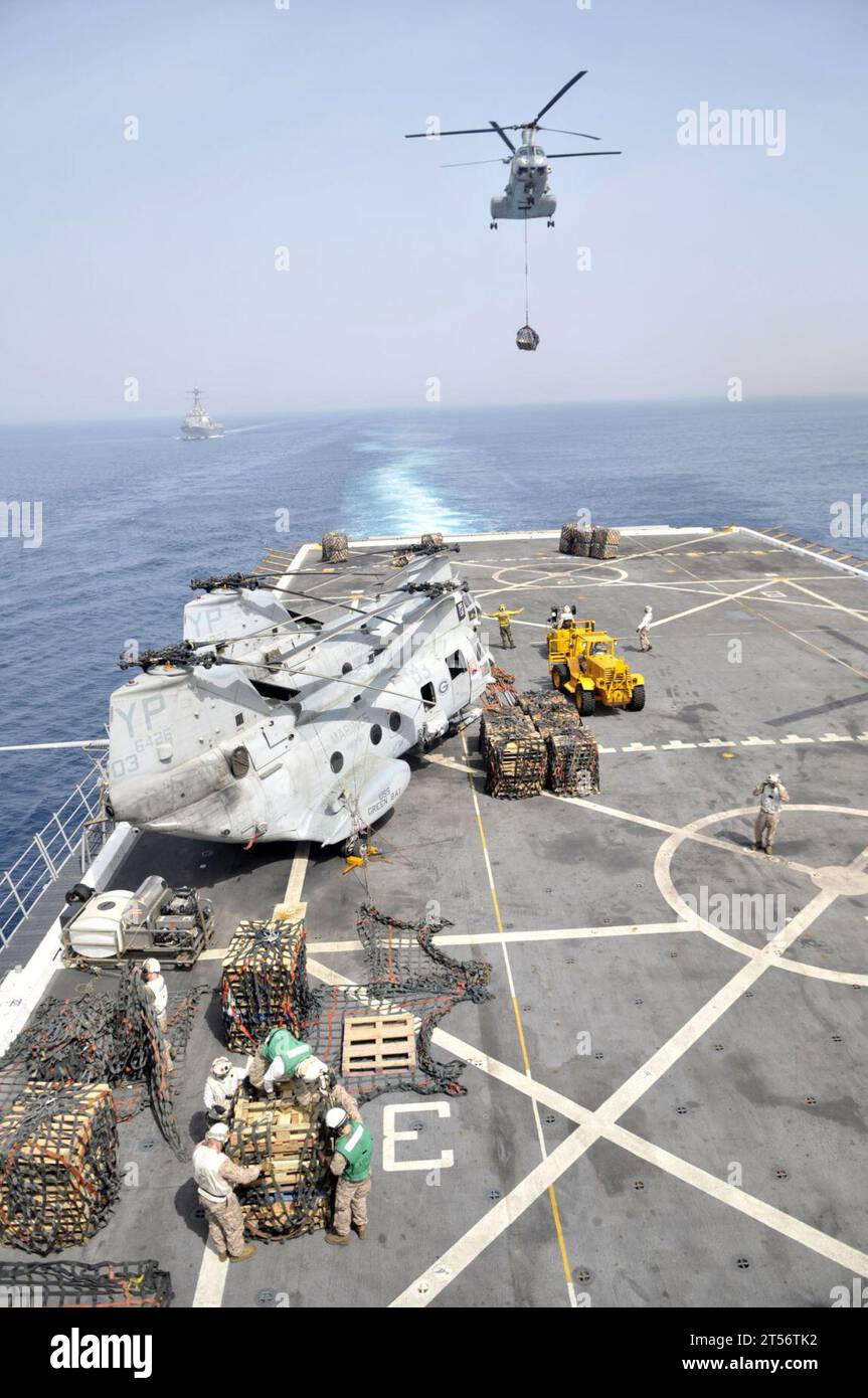 amphibious transport dock ship, CH-46E Sea Knight, evil eyes, fleet ...