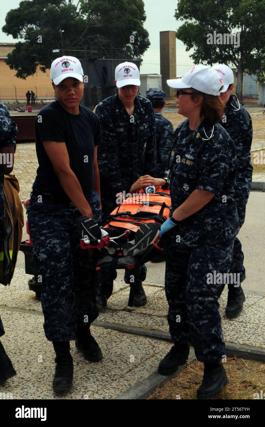 bulkeley, crew, Damage Control, DDG 84, deployed, Disaster relief ...