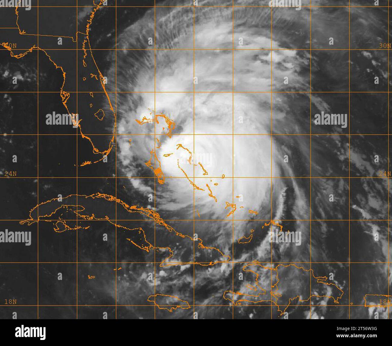 US Navy 110825ZZ999-001 A GOES-13 infrared satellite image provided by ...