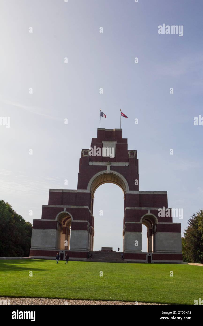 The Thiepval Memorial to the Fallen of the Somme (France), designed by ...