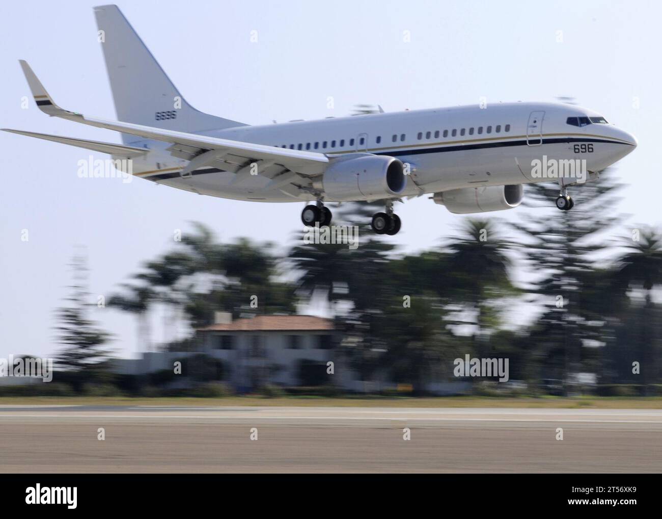US Navy A C-40 Clipper assigned to Fleet Logistics Support Squadron (VR ...