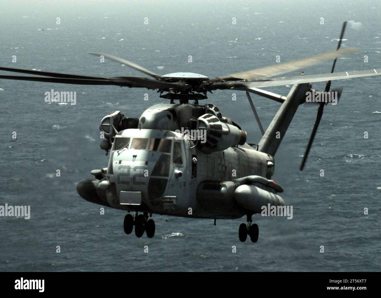 US Navy A CH-53E Super Stallion helicopter assigned to Marine Medium ...
