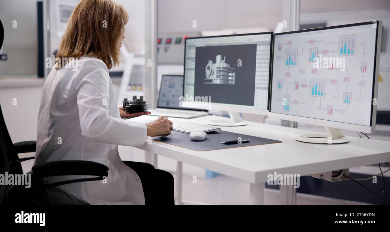 3D Engineer Developing Software: Mastering Computer Engineering Design ...