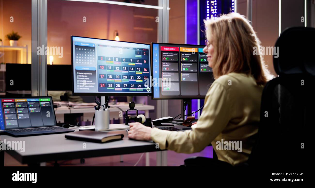 Efficient remote work hi-res stock photography and images - Alamy