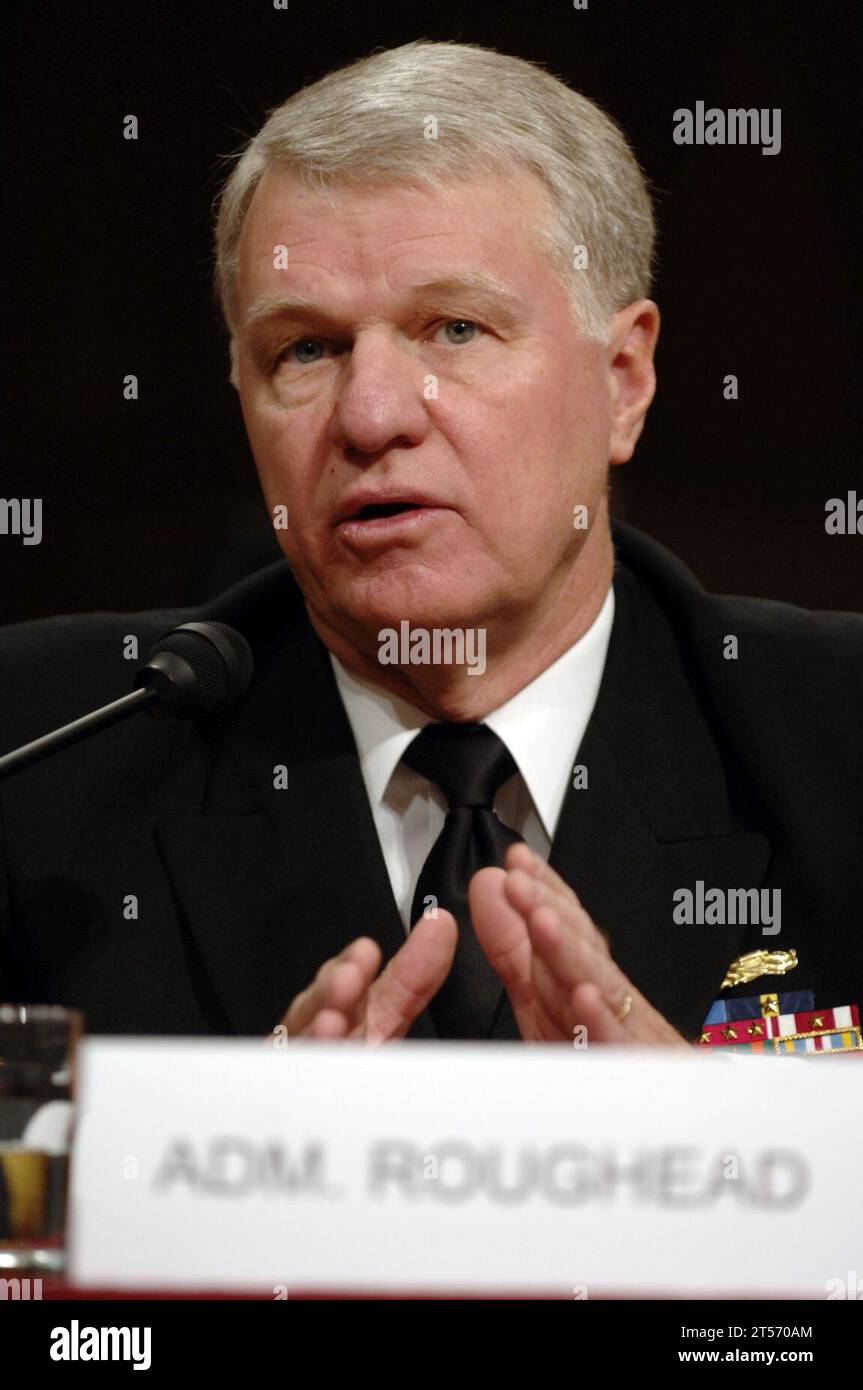 US Navy Adm. Gary Roughead, commander of U.S. Fleet Forces Command ...
