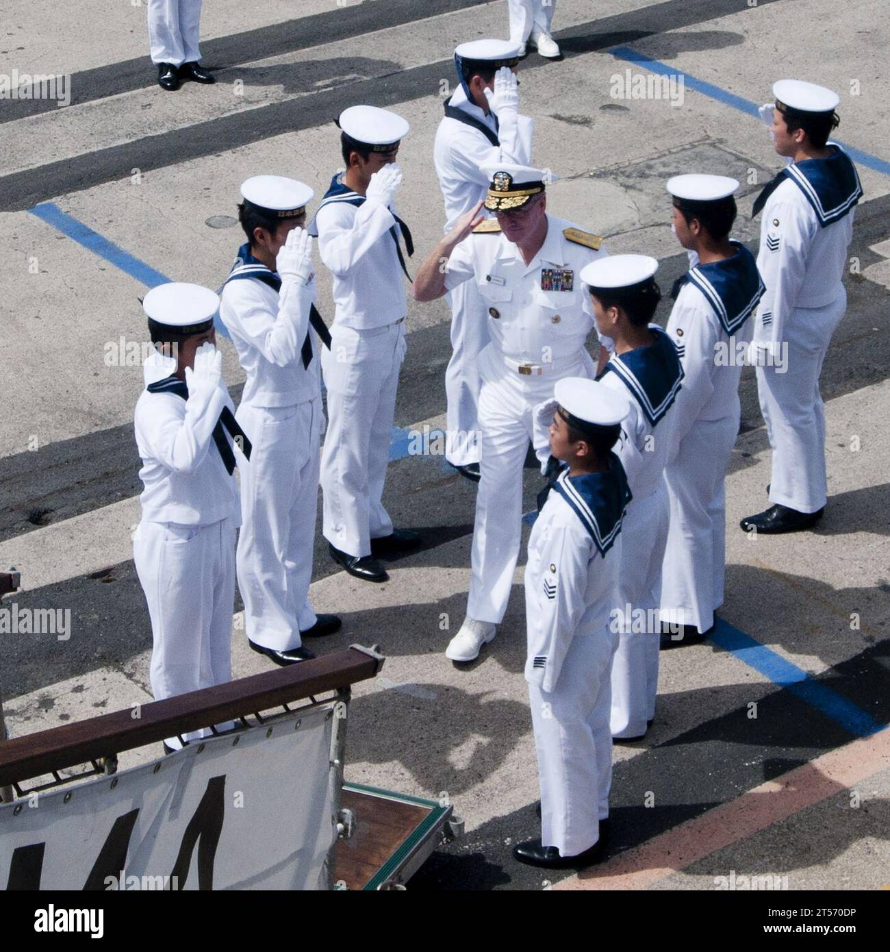 US Navy Adm. Patrick M. Walsh, commander of the U.S. Pacific Fleet ...