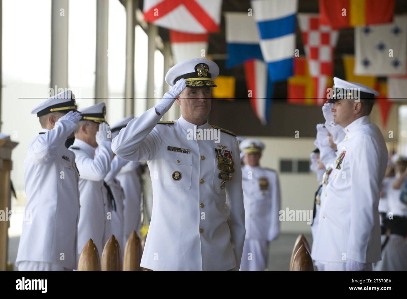 US Navy Adm. Patrick M. Walsh, incoming commander of U.S. Pacific Fleet ...