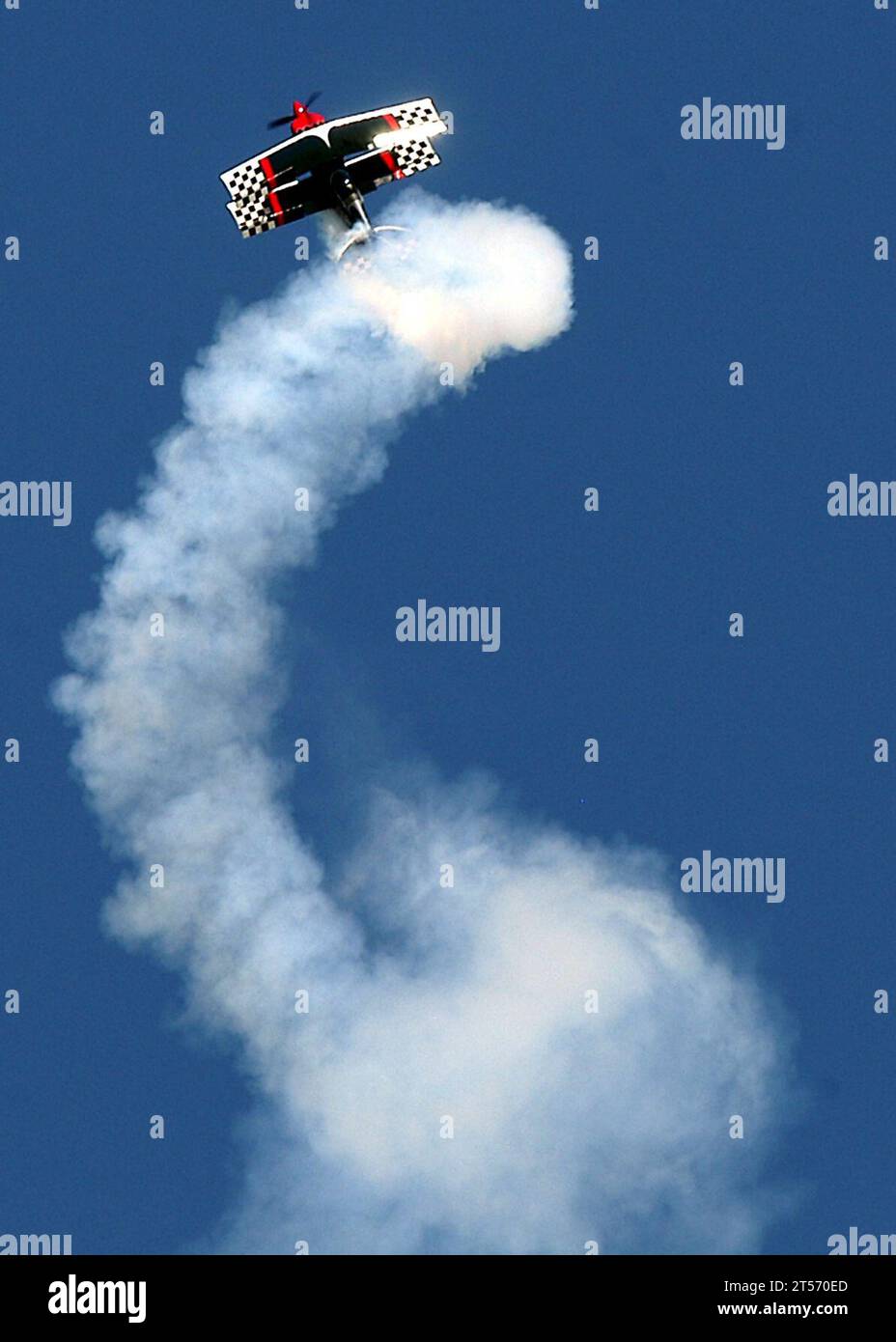 US Navy Aerobatics champion Skip Stewart performs in his modified Pitts ...
