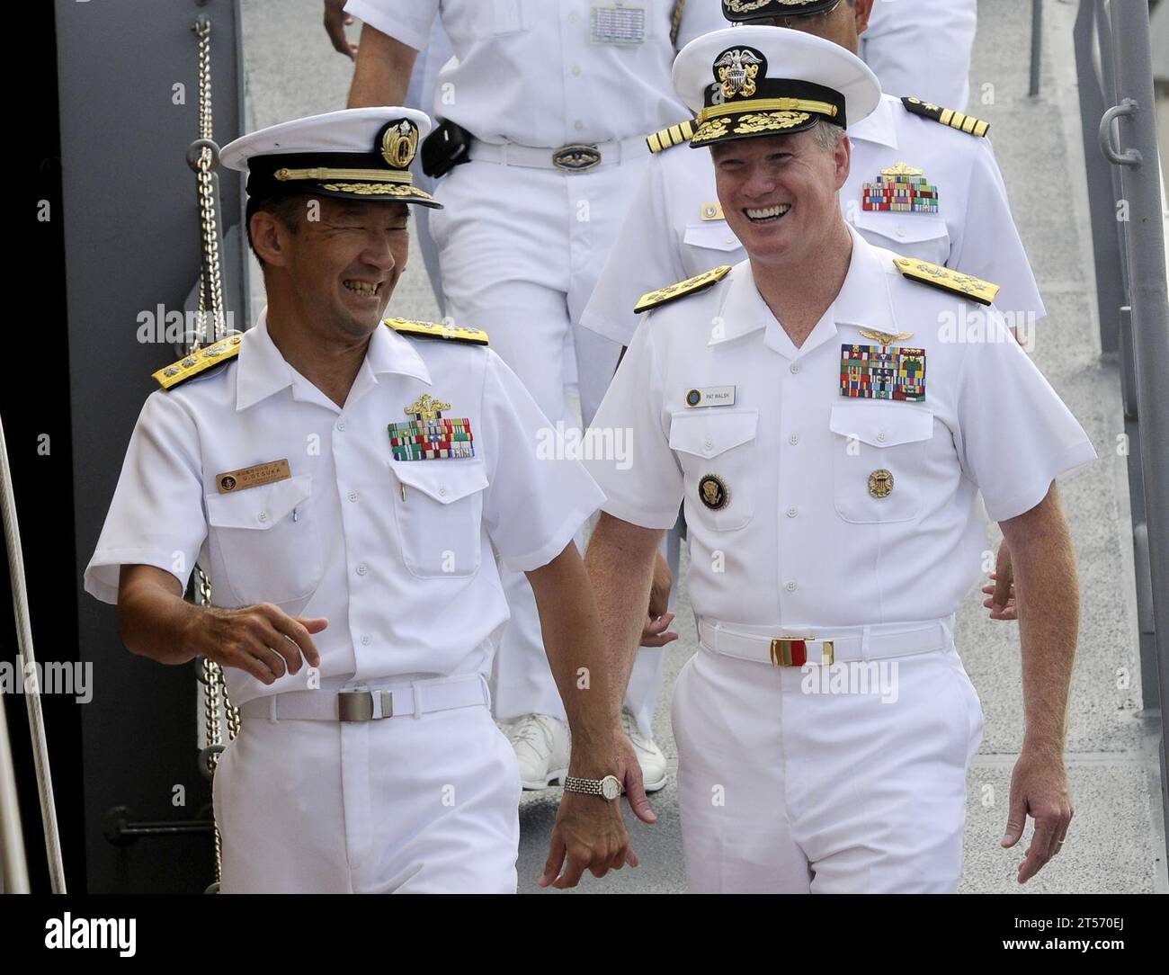 US Navy Adm. Patrick M. Walsh, commander of the U.S. Pacific Fleet ...