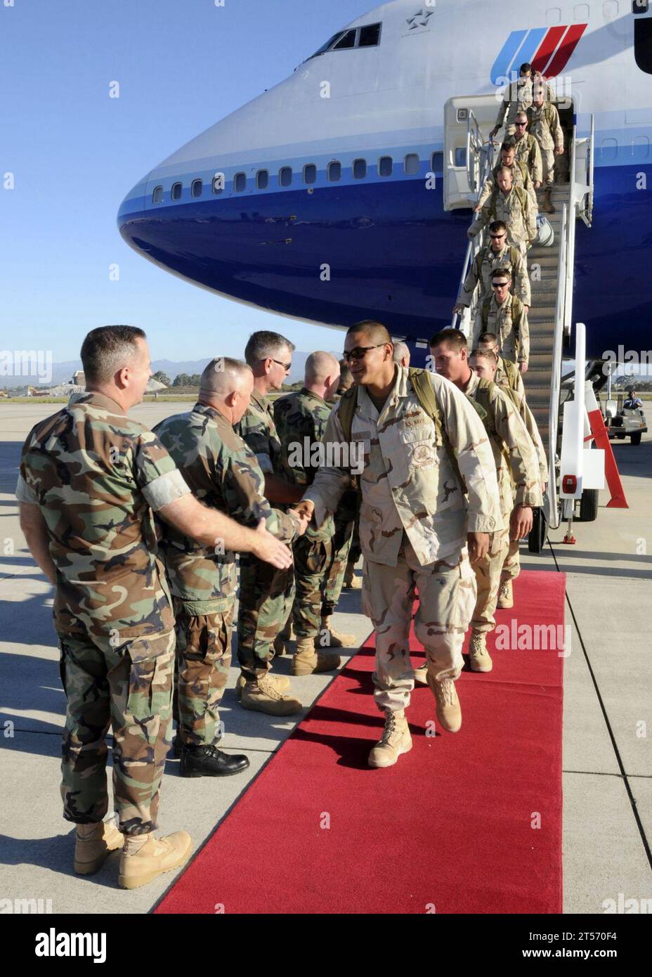 US Navy After a 12 hour flight, Seabees from Naval Mobile Construction ...