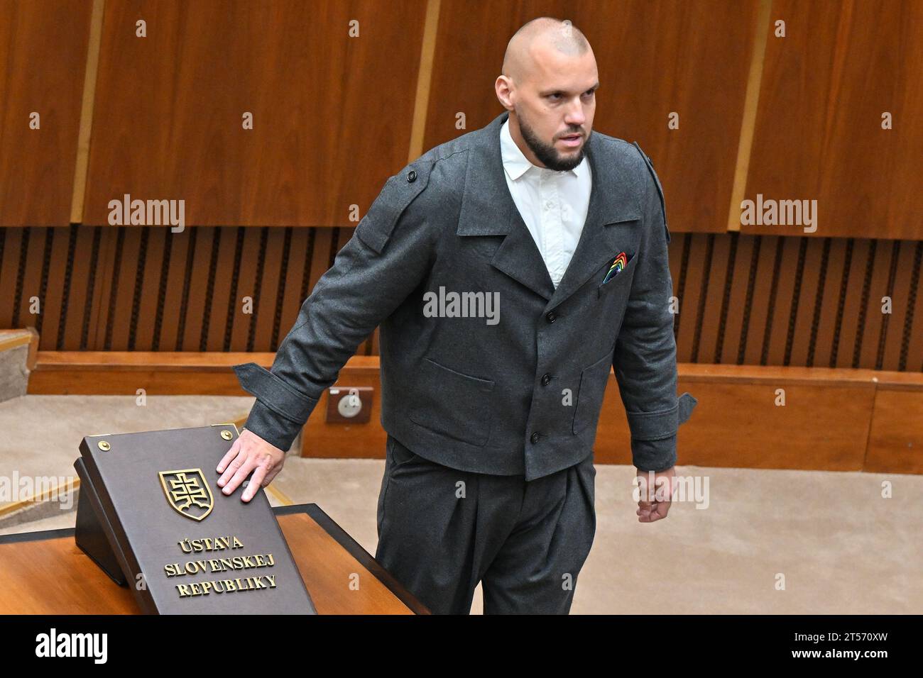 Slovak Member of Parliament Michal Sabo (pictured) and newly-Elected ...
