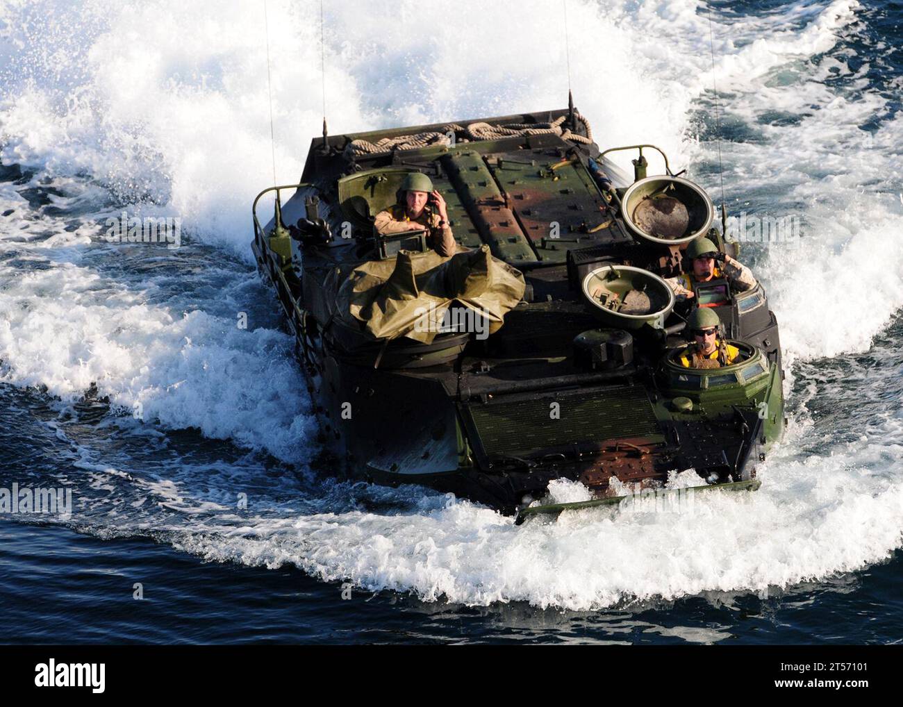 US Navy An amphibious assault vehicle assigned to the 11th Marine ...