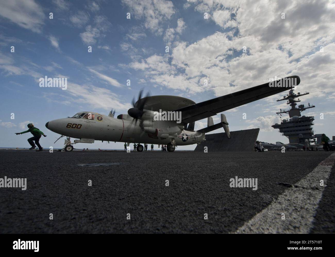 US Navy An aircraft assigned to Carrier Airborne Early Warning Squadron ...