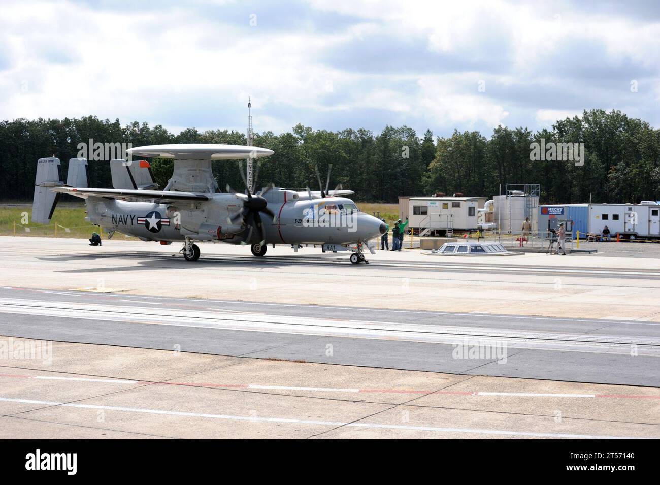 US Navy An E-2D Advanced Hawkeye launches successfully using the ...