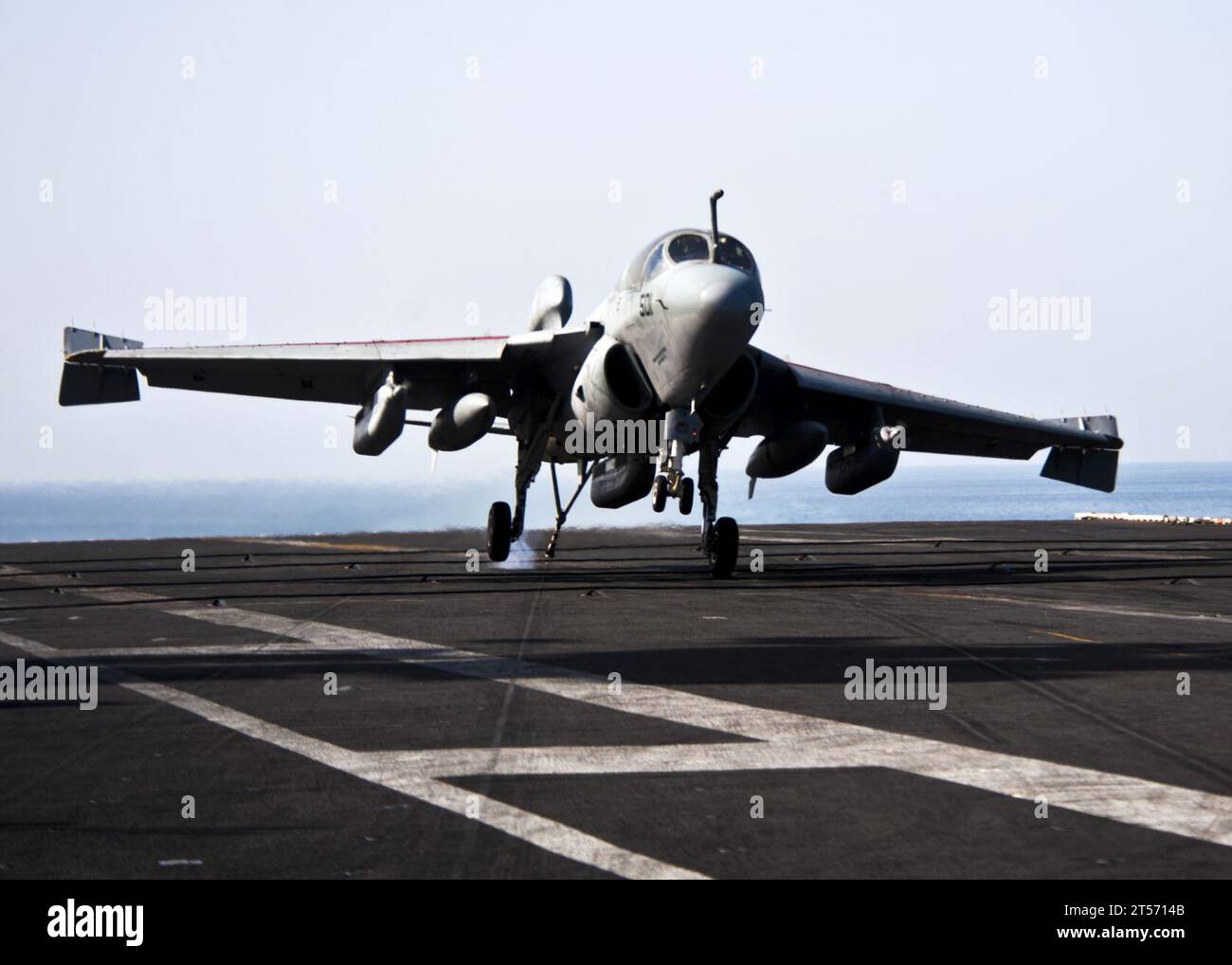 US Navy An EA-6B Prowler from the Wizards of Electronic Attack Squadron ...