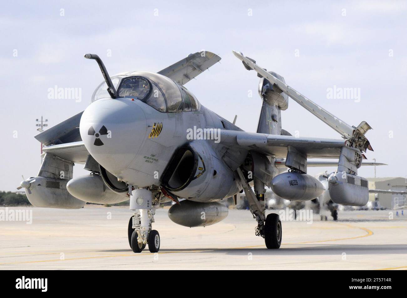 US Navy An EA-6B Prowler assigned to the Star Warriors of Electronic ...