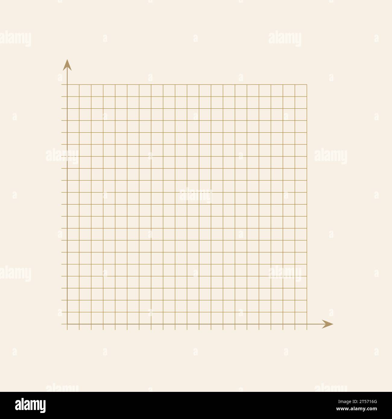 Grid paper. Mathematical graph. Cartesian coordinate system with x-axis ...