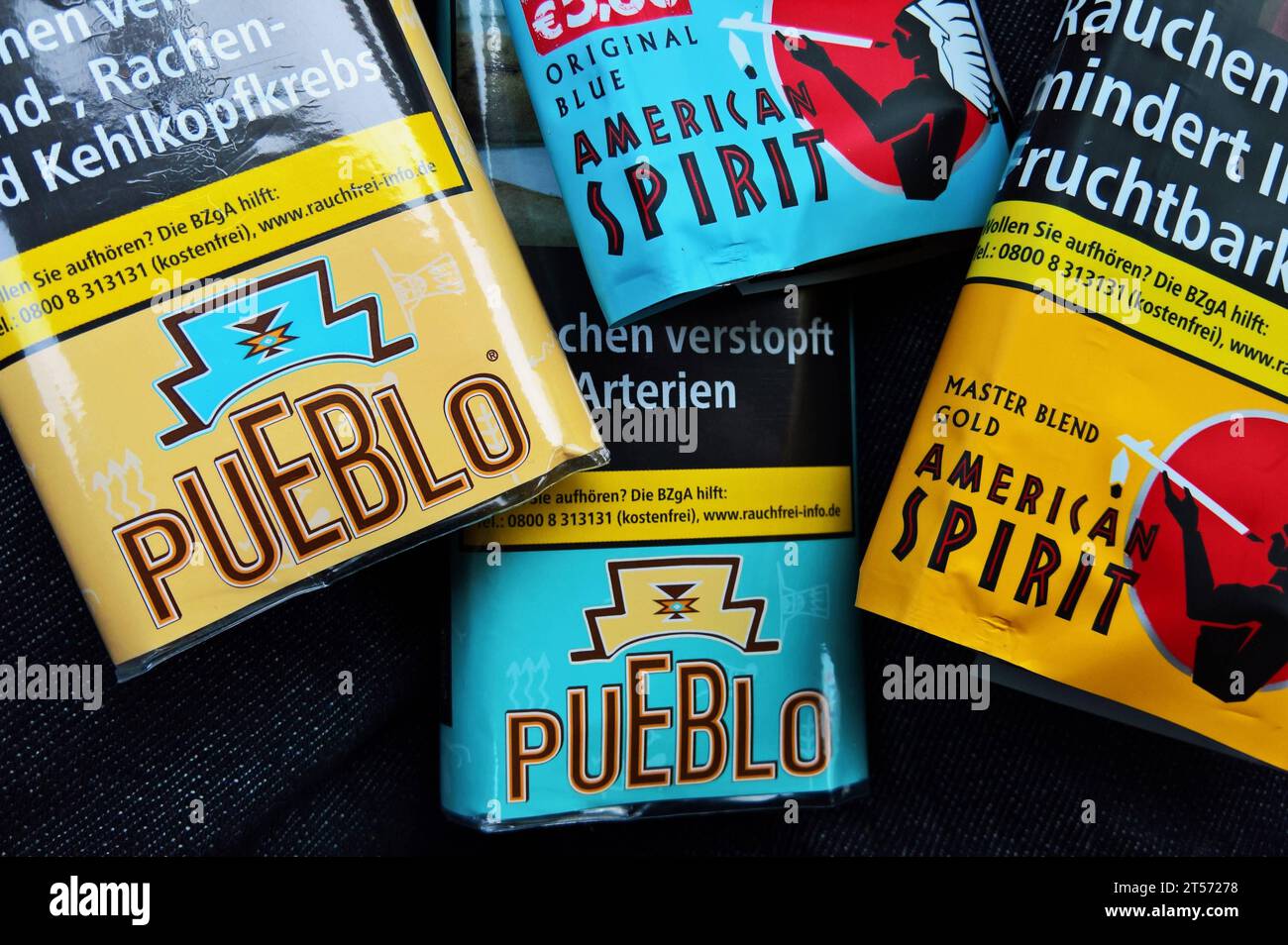 American Spirit und Pueblo Tabak bzw Drehtabak, 30g Packung ...