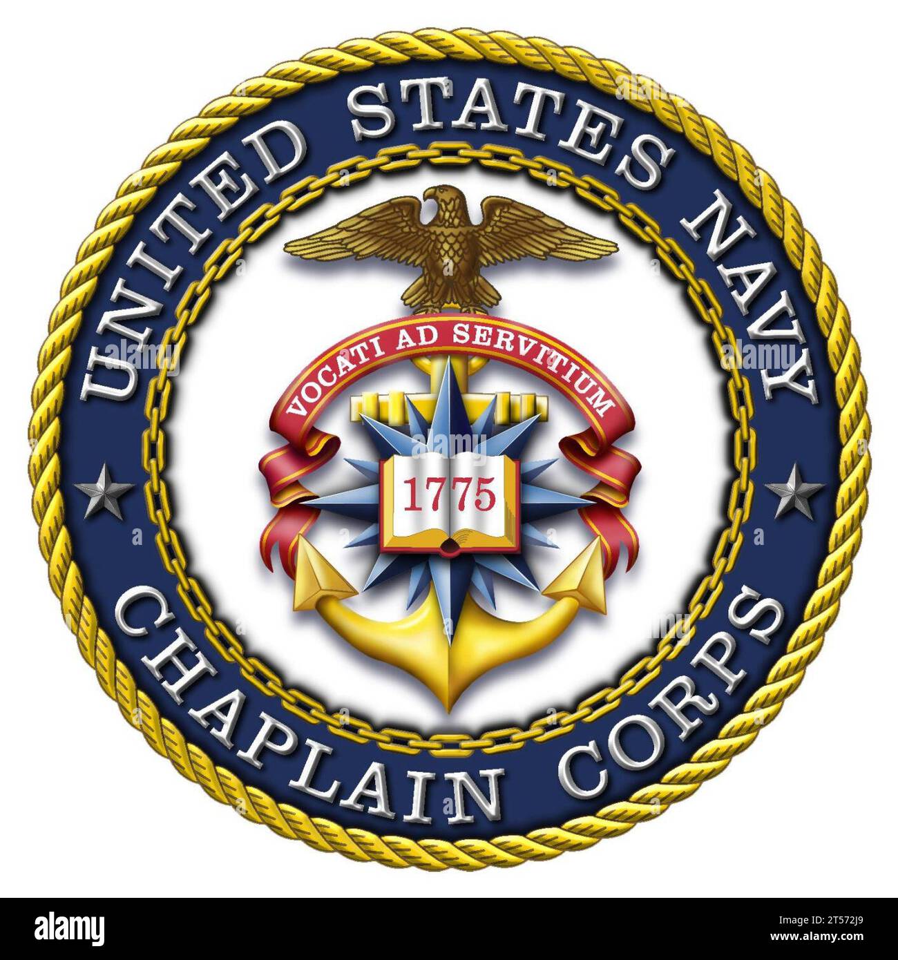 US Navy Chaplain Corps Seal 2001.jpg Stock Photo - Alamy