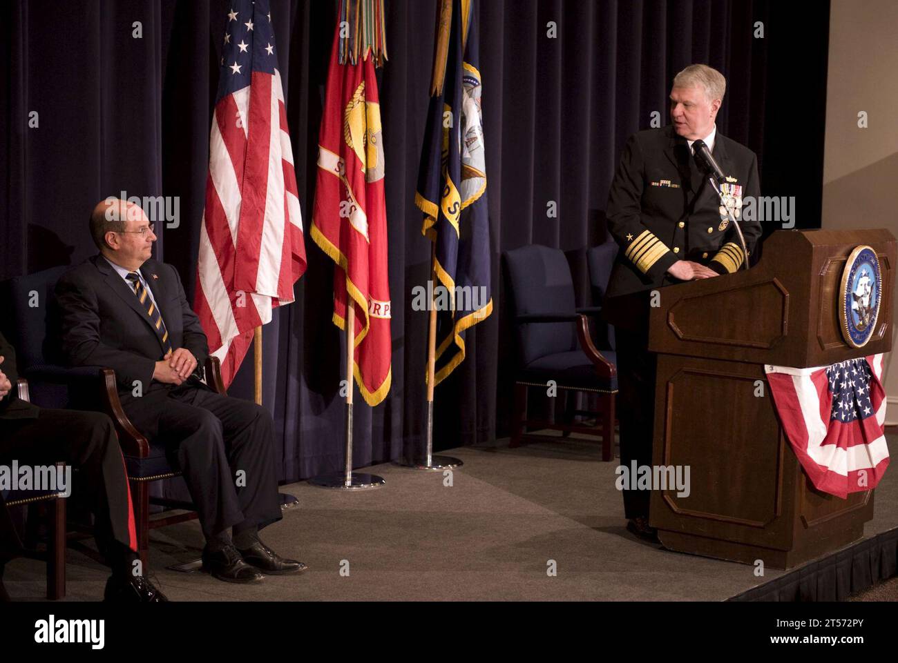 US Navy Chief Stock Photo - Alamy